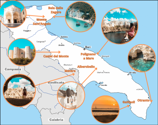 Apulien Rundreise – 2 Wochen romantischer Roadtrip in Süditalien